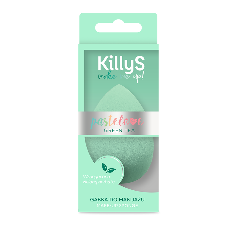 KillyS Pastelove sunđer za šminku sa zelenim čajem, 1 kom.