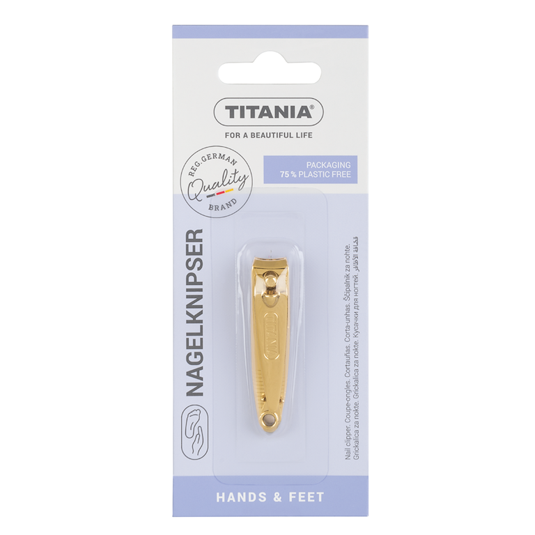 TITANIA® Grickalica za nokte pozlaćena 1055/B, 1 kom.