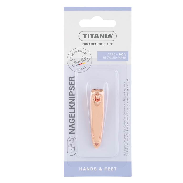 TITANIA® Grickalica za nokte rose gold 1091/52RG B, 1 kom.