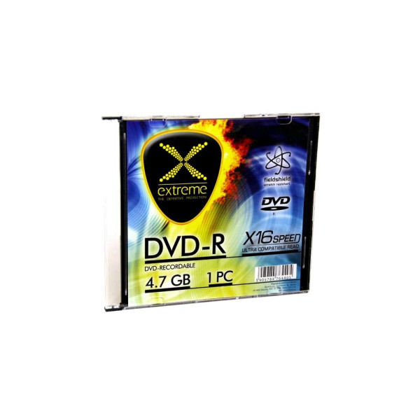 Extreme dvd-r1168 4,7gbx16 slim case 1 kom