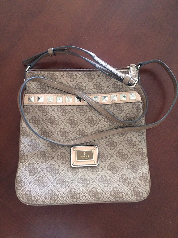 Shoulder bag handbags, Guess, Material: Leather accessory