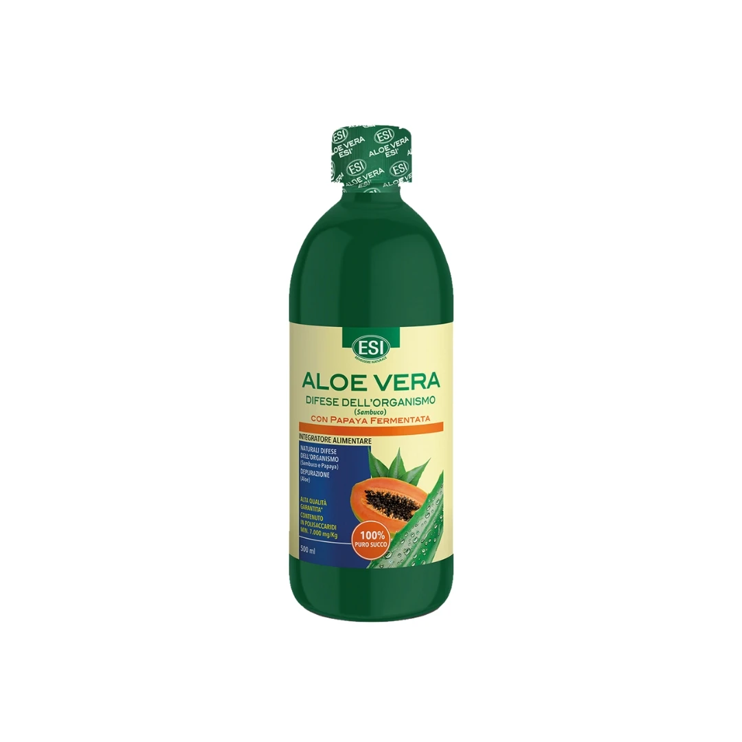 ESI Aloe Vera Prirodni Sok sa Papajom i Zovom 500 mL