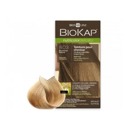 BioKap farba za kosu Delicato 8.03 prirodno svetlo plava 140ml