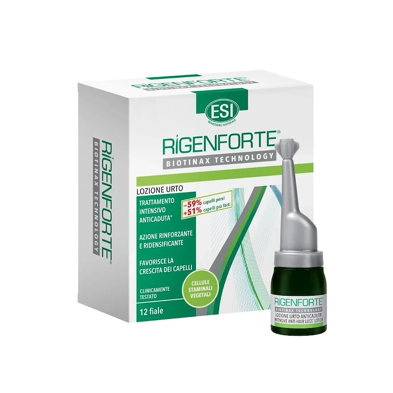 ESI RIGENFORTE® Biotinax Koncentrovani Losion u Ampulama, sa Matičnim Ćelijama, Protiv Opadanja Kose 12x10 mL