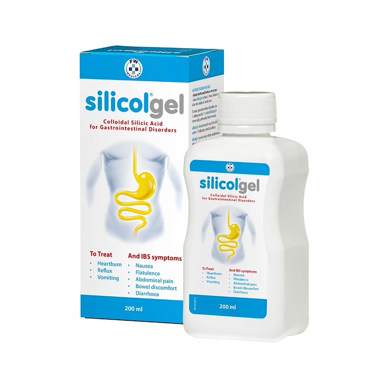 Silicol® gel Protiv Nadutost, Višaka Kiseline, Mučnine i Povraćanja 200 mL