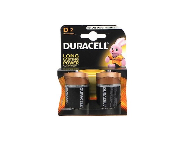 DURACELL 1.5v D NAJVECA 2kom