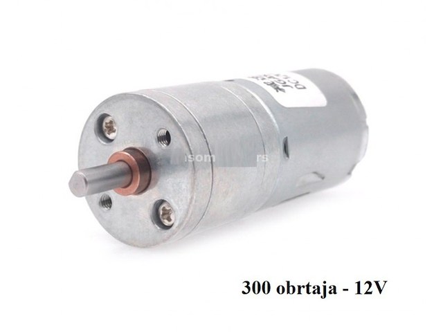 Elektromotor sa reduktorom - 12V - 300RPM