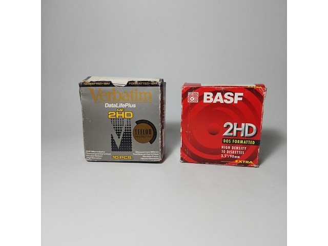 BASF i Verbatim floppy disk 3.5 inča