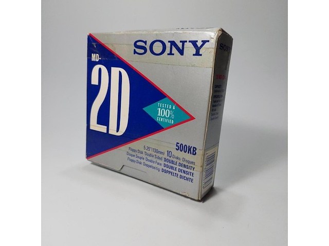 Sony floppy disk 5.25 inča MD-2D 130 mm
