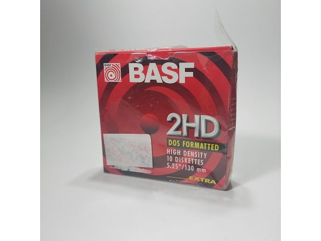 BASF floppy disk 5.25 inča 2HD DOS formatted