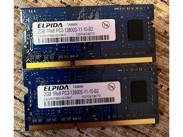 Memorija 2 x 2GB + 2 x 4GB