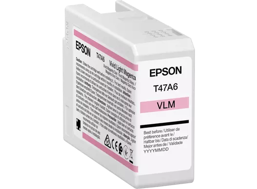Singlepack Vivid Light Magenta T47A6 UltraChrome Pro 10 ink 50ml