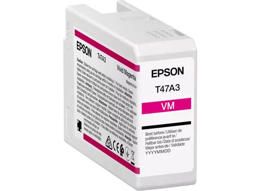 Singlepack Vivid Magenta T47A3 UltraChrome Pro 10 ink 50ml