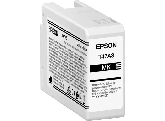 Singlepack Matte Black T47A8 UltraChrome Pro 10 ink 50ml