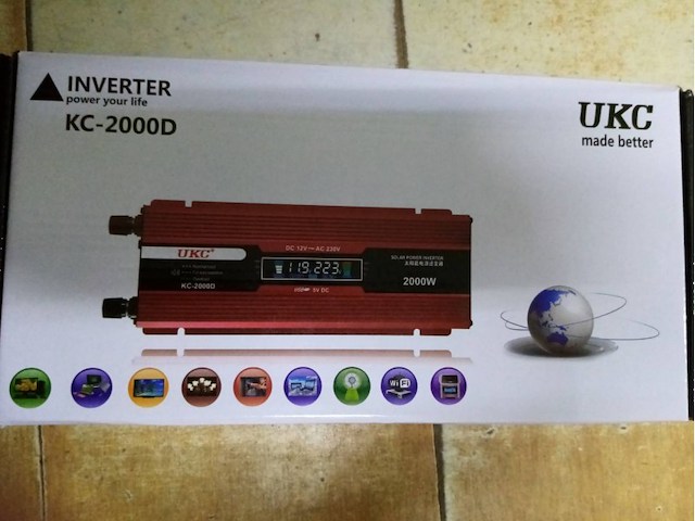 Inverter 12v na 230v 1000w