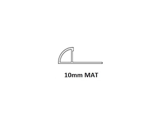 LAJSNA AL UGAO ZATVORENA 10mm MAT