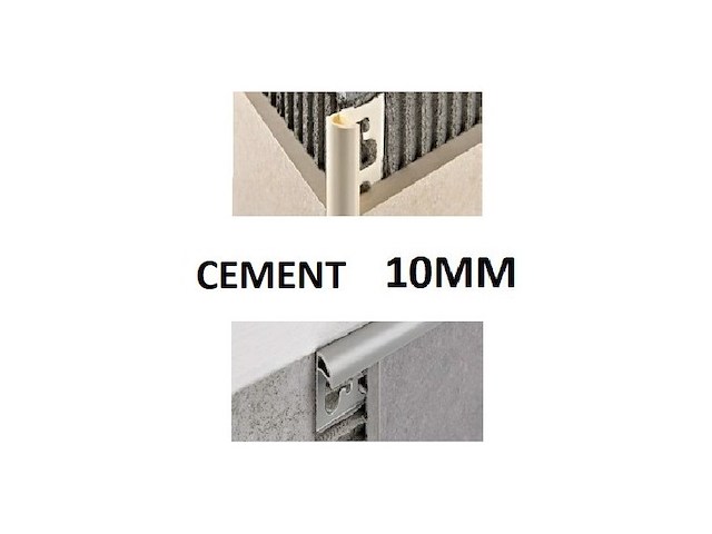 LAJSNA PVC PROGRES 10mm CEMENT