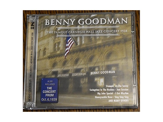 Benny Goodman -Famous Carnegie Hall Concert 1938 (2xCD)