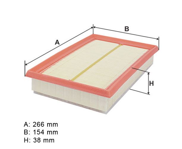 Filter vazduha Tecneco AR1670PMS - AP078/6 - 18721 - F026400686