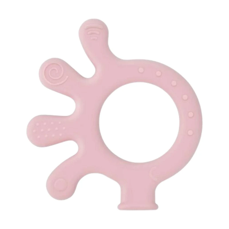 BabyJem Glodalica za bebe Octopus, Roze