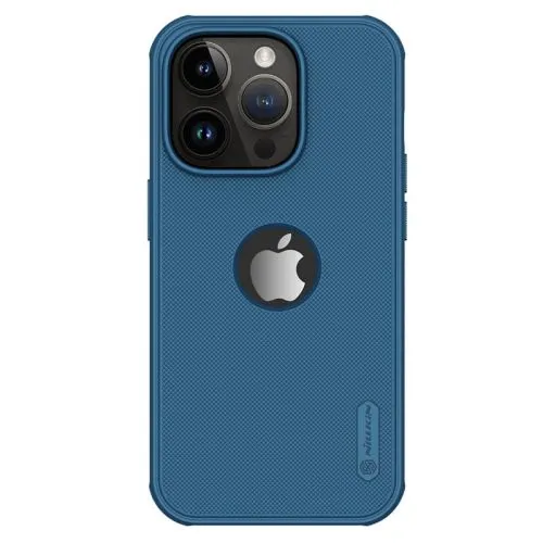 Futrola - maska Nillkin Scrub Pro za iPhone 14 Pro Max 6.7 plava (sa otvorom za logo)