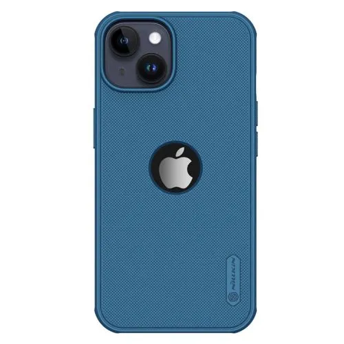 Futrola - maska Nillkin Scrub Pro za iPhone 15 6.1 (sa otvorom za logo) plava