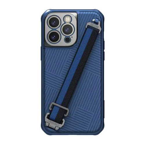 Futrola - maska Nillkin Strap Case za iPhone 14 Pro Max (6.7) plava (MS)