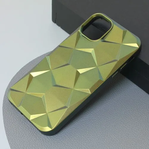 Futrola - maska Shiny Diamond za iPhone 11 6.1 maslinasto zelena