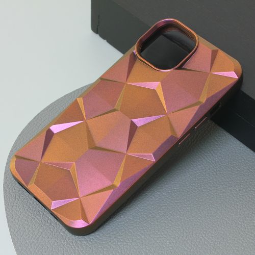 Futrola - maska Shiny Diamond za iPhone 13 6.1 roze