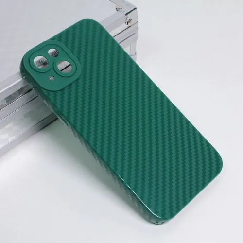 Futrola - maska Silikon Line za iPhone 14 Plus 6.7 tamno zelena