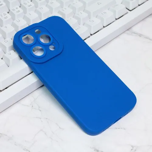 Futrola - maska Silikon Pro Camera za iPhone 14 Pro 6.1 tamno plava