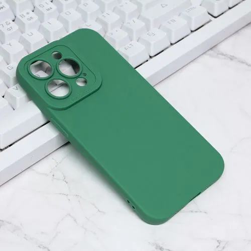 Futrola - maska Silikon Pro Camera za iPhone 14 Pro 6.1 tamno zelena
