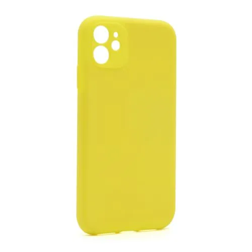 Futrola - maska Soft Silicone za iPhone 11 (6.1) zuta (MS)