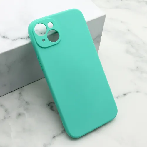 Futrola - maska Soft Silicone za iPhone 15 Plus (6.7) mint (MS)