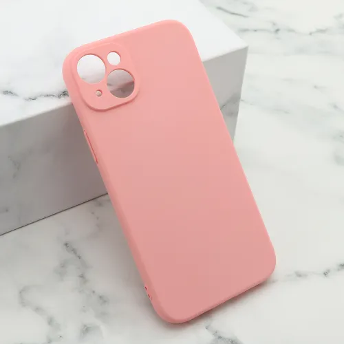 Futrola - maska Soft Silicone za iPhone 15 Plus (6.7) roze (MS)