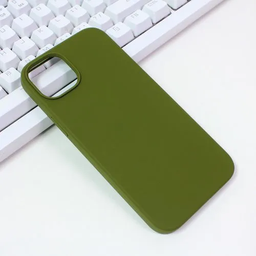 Futrola - maska Summer color za iPhone 14 Plus 6.7 maslinasto zelena