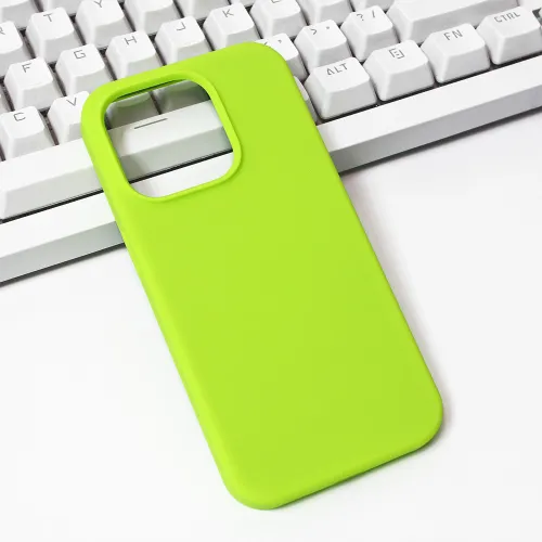 Futrola - maska Summer color za iPhone 15 Pro 6.1 neon zuta