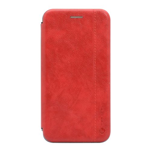 Futrola - maska Teracell Leather za iPhone 13 Pro 6.1 crvena