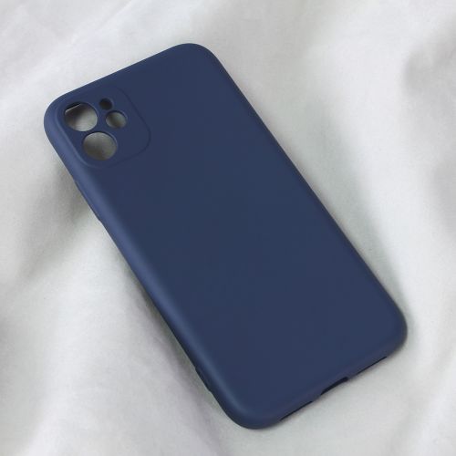 Futrola - maska Teracell Soft Velvet za iPhone 11 6.1 tamno plava