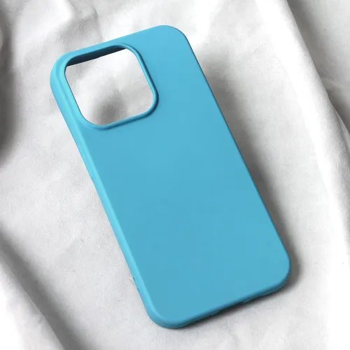 Futrola - maska Teracell Soft Velvet za iPhone 15 Pro 6.1 mint