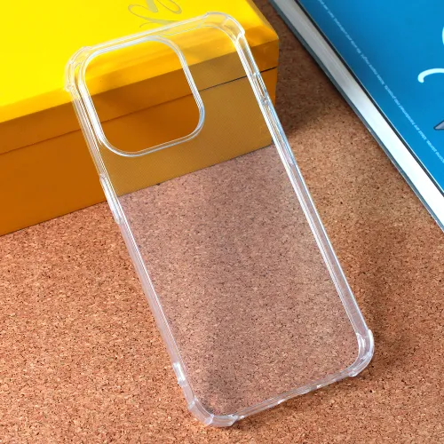 Futrola - maska Transparent Ice Cube za iPhone 15 Pro 6.1