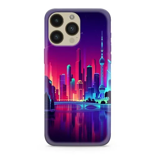 Futrola - maska ultra tanki print providna NEON WAVE za iPhone 14 Pro Max (6.7) NW05 (MS)