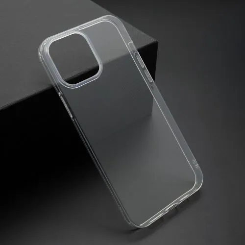 Futrola - maska ultra tanki PROTECT silikon za iPhone 13 Pro Max (6.7) providna (bela) (MS)