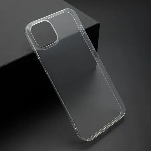 Futrola - maska ultra tanki PROTECT silikon za iPhone 14 Plus (6.7) providna (bela) (MS)