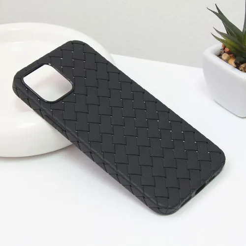 Futrola - maska Weave case za iPhone 12 6.1 crna