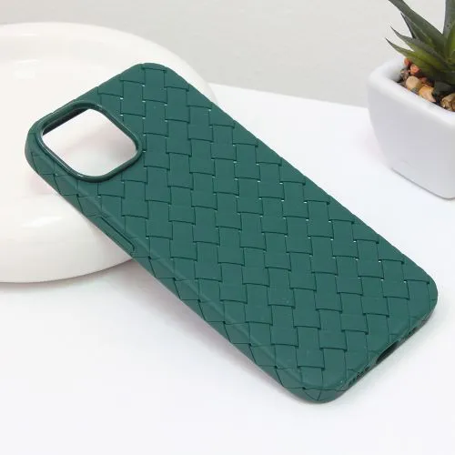 Futrola - maska Weave case za iPhone 13 6.1 zelena