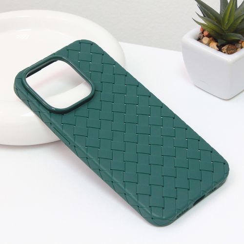 Futrola - maska Weave case za iPhone 14 6.1 Pro zelena