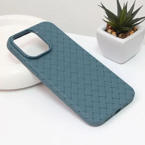 Futrola - maska Weave case za iPhone 14 Pro Max 6.7 svetlo zelena