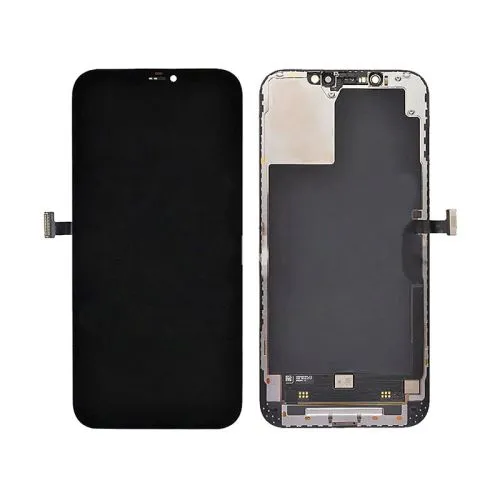 LCD ekran / displej za iPhone 12 Pro Max + touchscreen Black APLONG Soft OLED