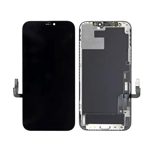 LCD ekran / displej za iPhone 12/12 Pro + touchscreen Black (GVO) hard OLED